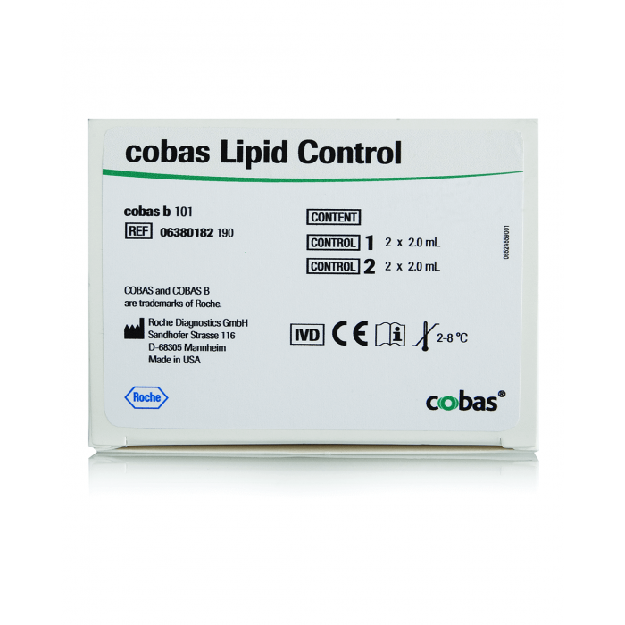 cobas b 101 Lipid Panel Control CAT: 6380182190 - Drifa Sa de CV