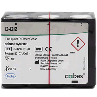 D-Dimer Gen.2 cobas t 100T CAT: 7429410190 - Drifa Sa de CV