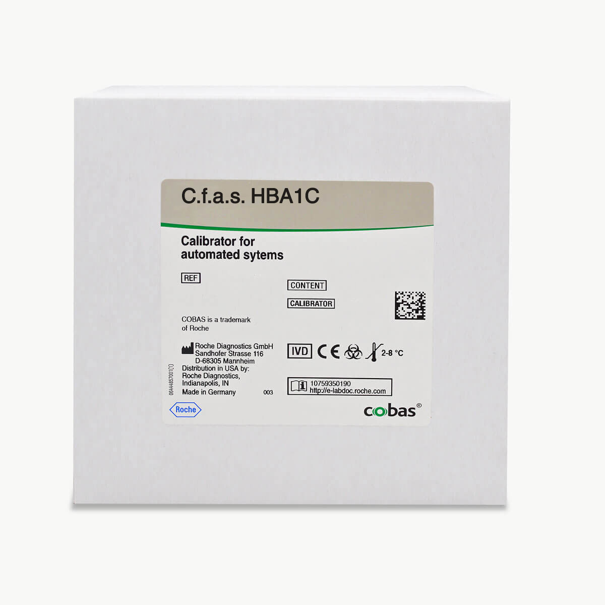HbA1c Control Patologico CAT: 5912504190 - Drifa Sa de CV